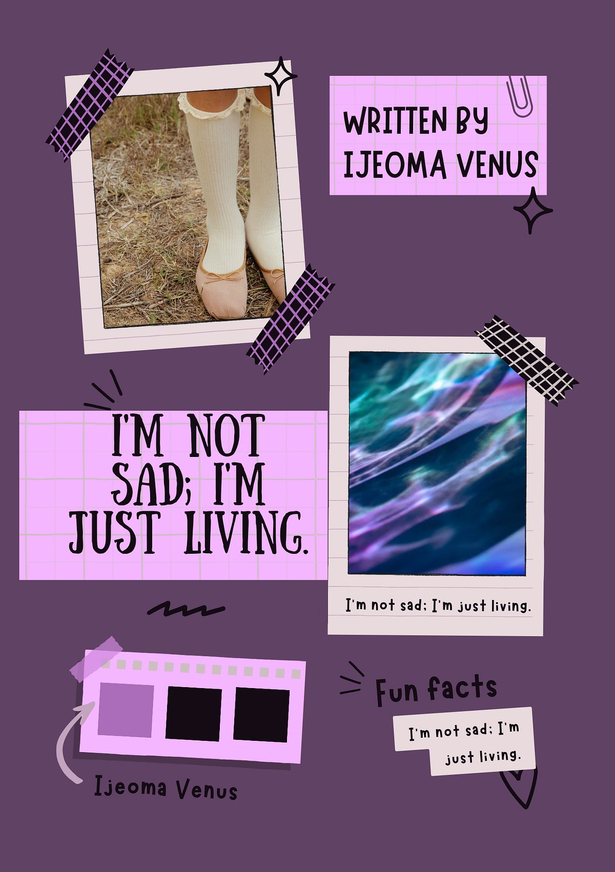 I'm not sad; I'm just living. | by Ijeoma Venus | Medium