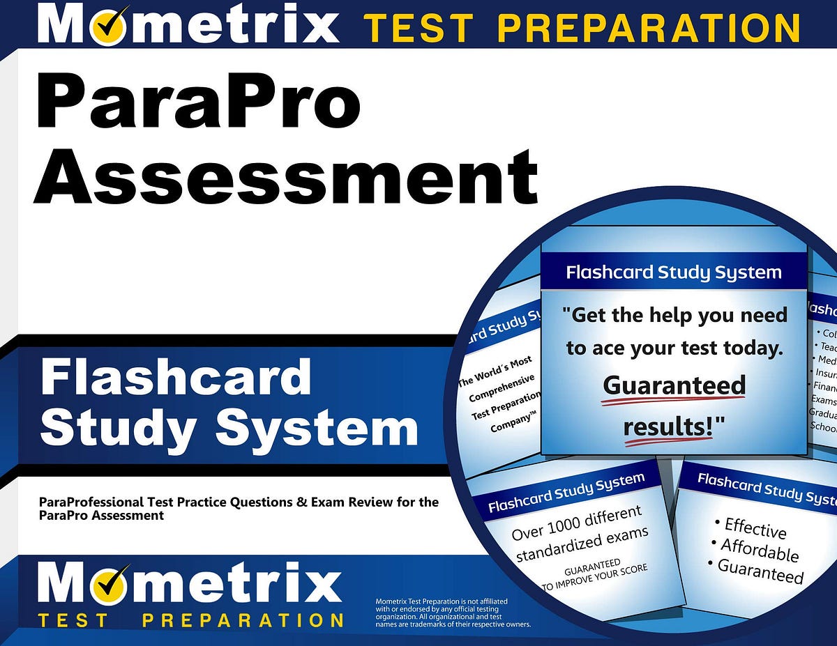 [PDF][BEST]} ParaPro Assessment Flashcard Study System ...