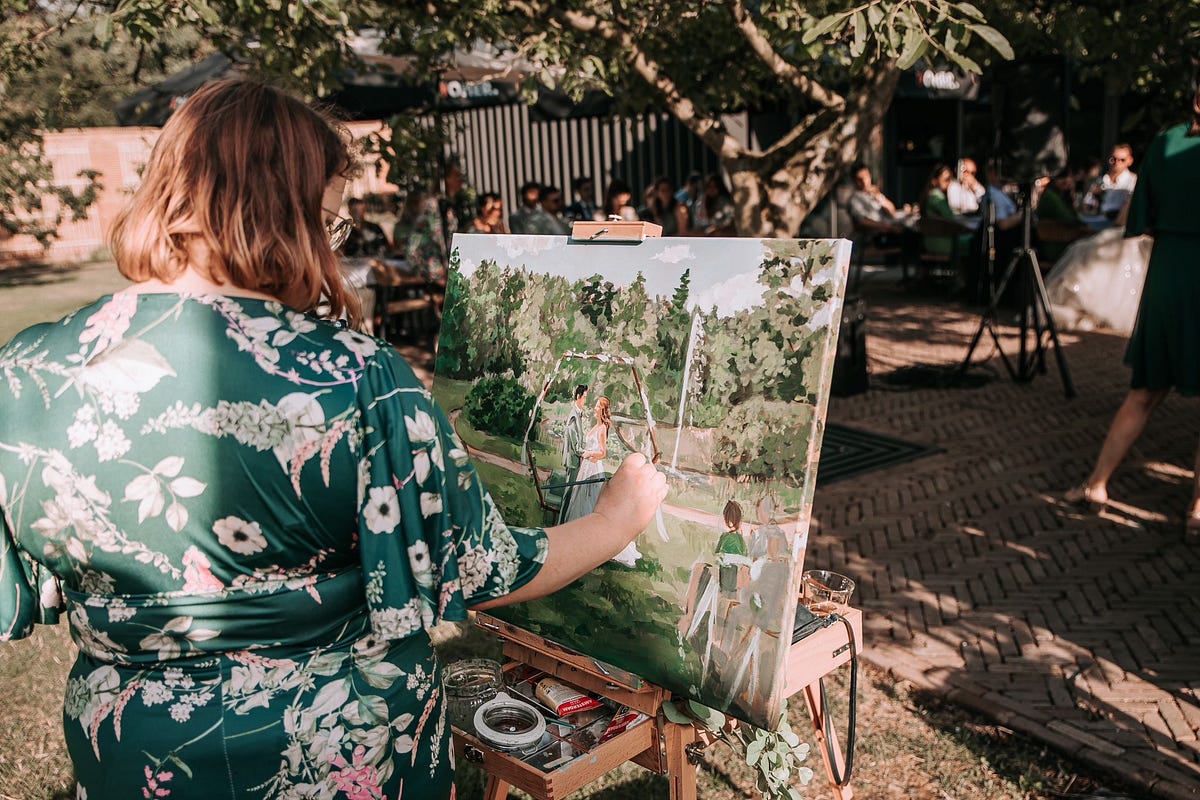 Live painting of your wedding ceremony | examples and inspiration | by ...