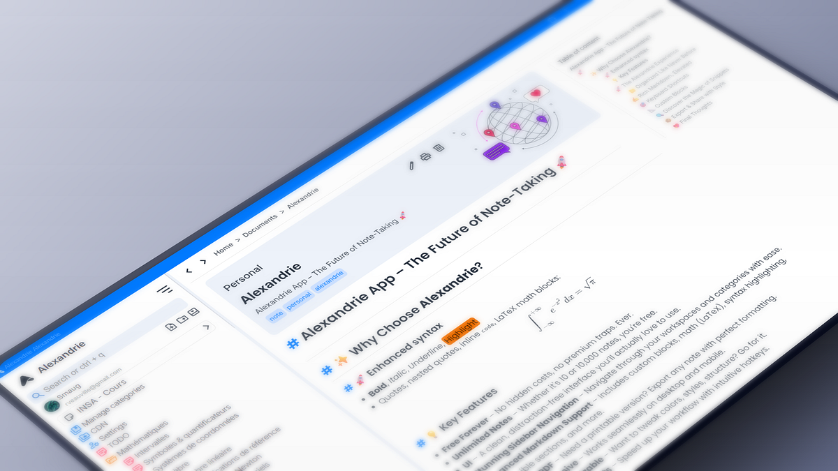 Hi👋, I built a Markdown note-taking app for students and creators — and ...
