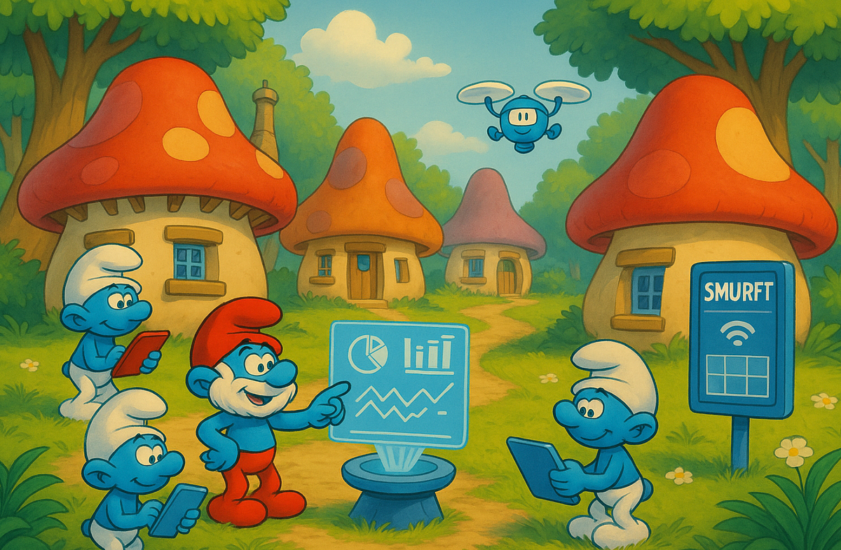 When Smurfs Got Smarter: AI-Led Digital Transformation | by Dr Urvashi ...