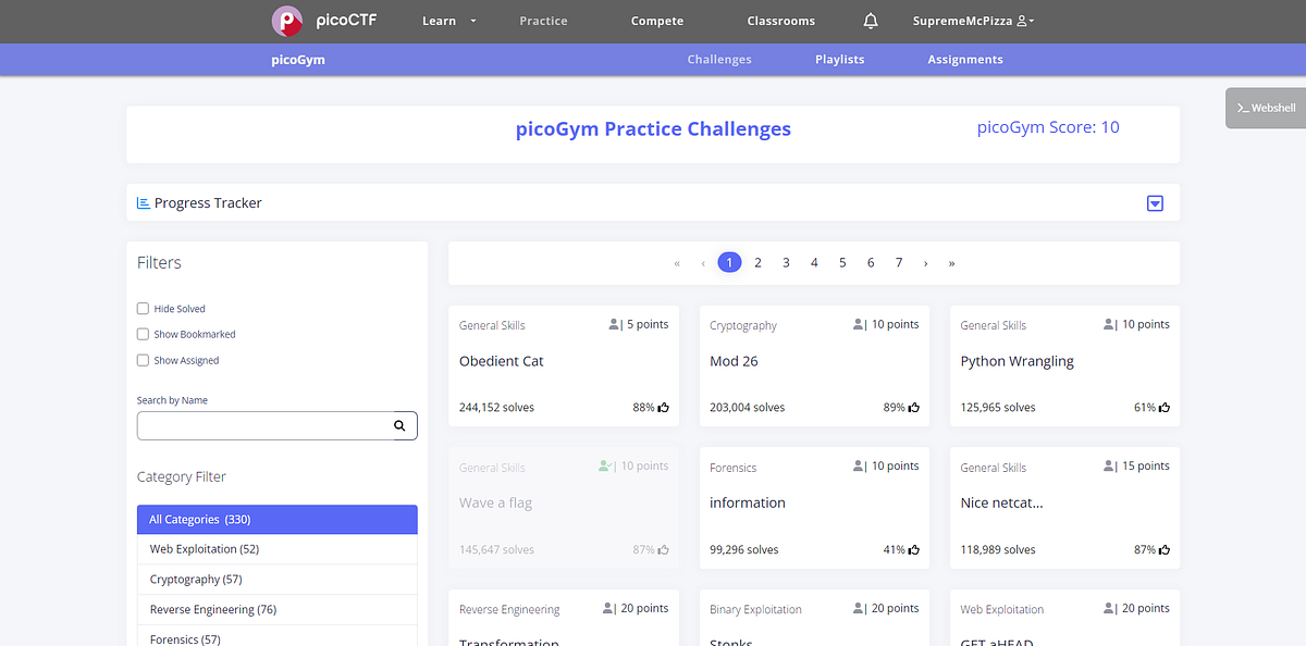 Getting Started With Picoctf What The Heck Is Picoctf By Karmicdragoon92 Medium