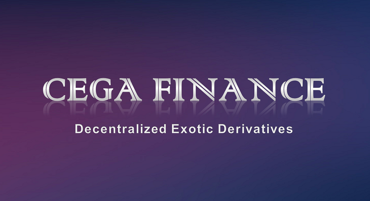 Cega Finance is the first decentralized derivatives protocol | by ...