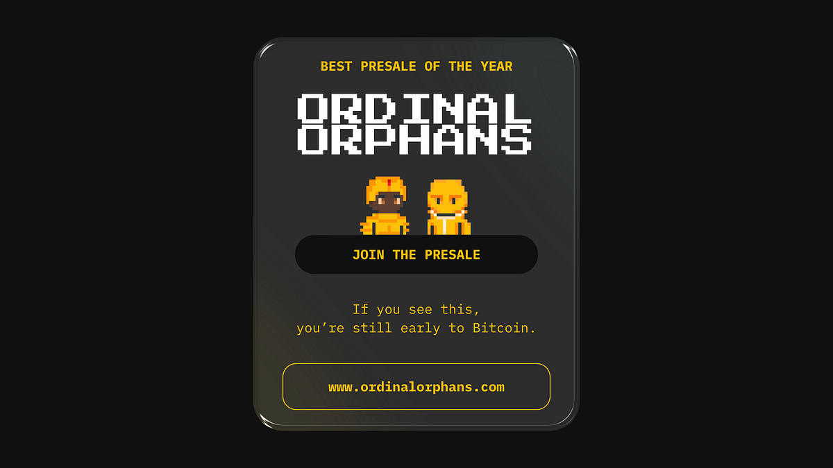What are Ordinal Orphans?. The Future of NFTs: AI Agents with Real ...