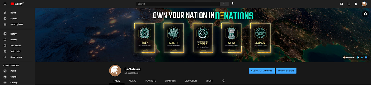 DeNations YouTube Channel Open & Liquidity Farming Tutorial Uploaded - DeNations - Medium