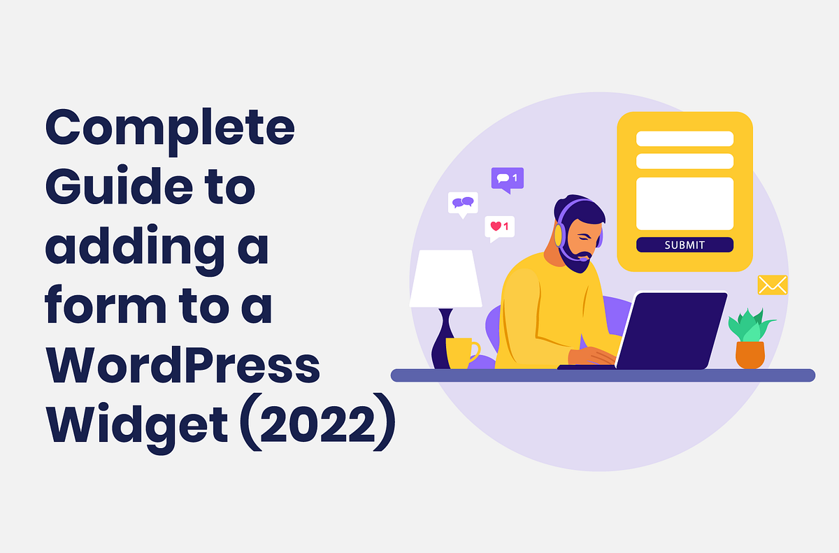 How to Add a Contact Form To A WordPress Widget — A Step-by-Step Guide | Tripetto