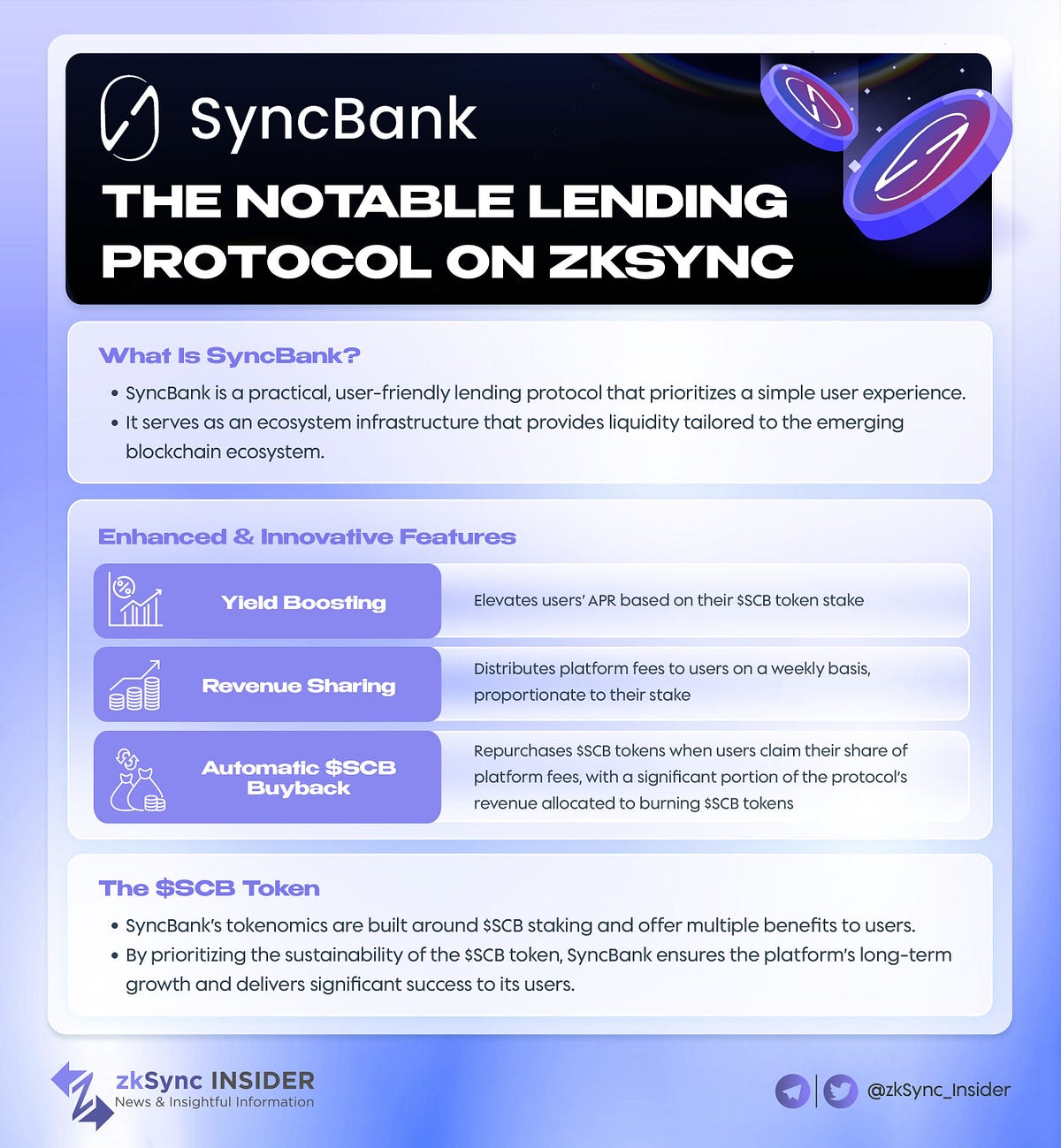 SyncBank: A simple yet outstanding money market built on zksync ...
