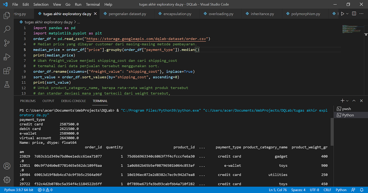 Exploratory Data Analysis with Python for Beginner | by Mark Blue Notes ...