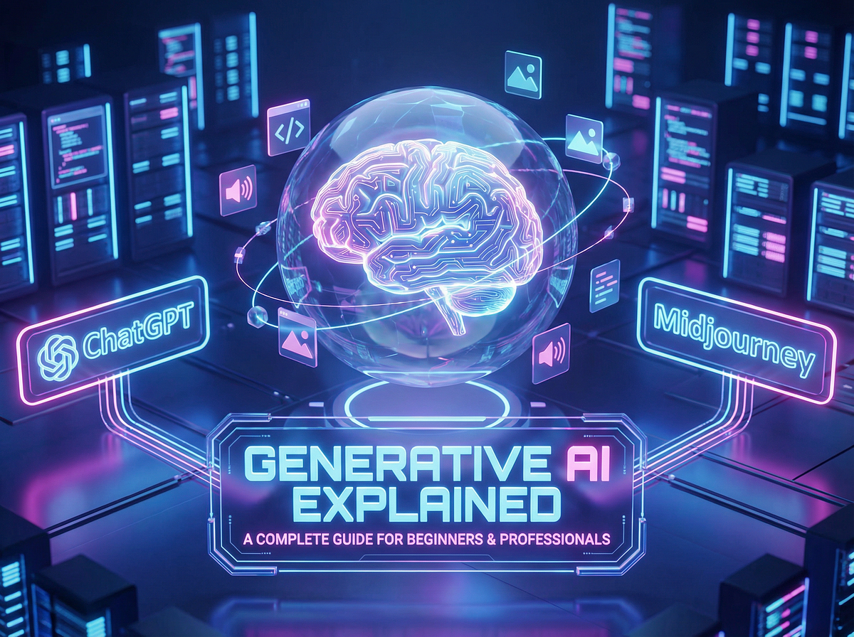 Generative AI Explained: A Complete In-Depth Guide for Beginners & Professionals | by Bhadresh ...