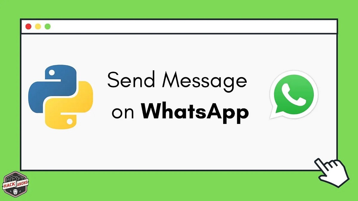 How To Send Whatsapp Message Using Python Automating Mohammad Ashik Medium