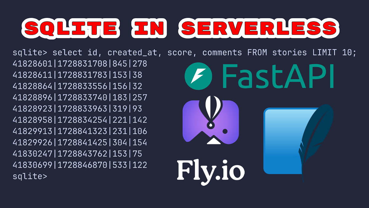 Deploy FastAPI application with SQLite on Fly.io | by vladkens | Medium