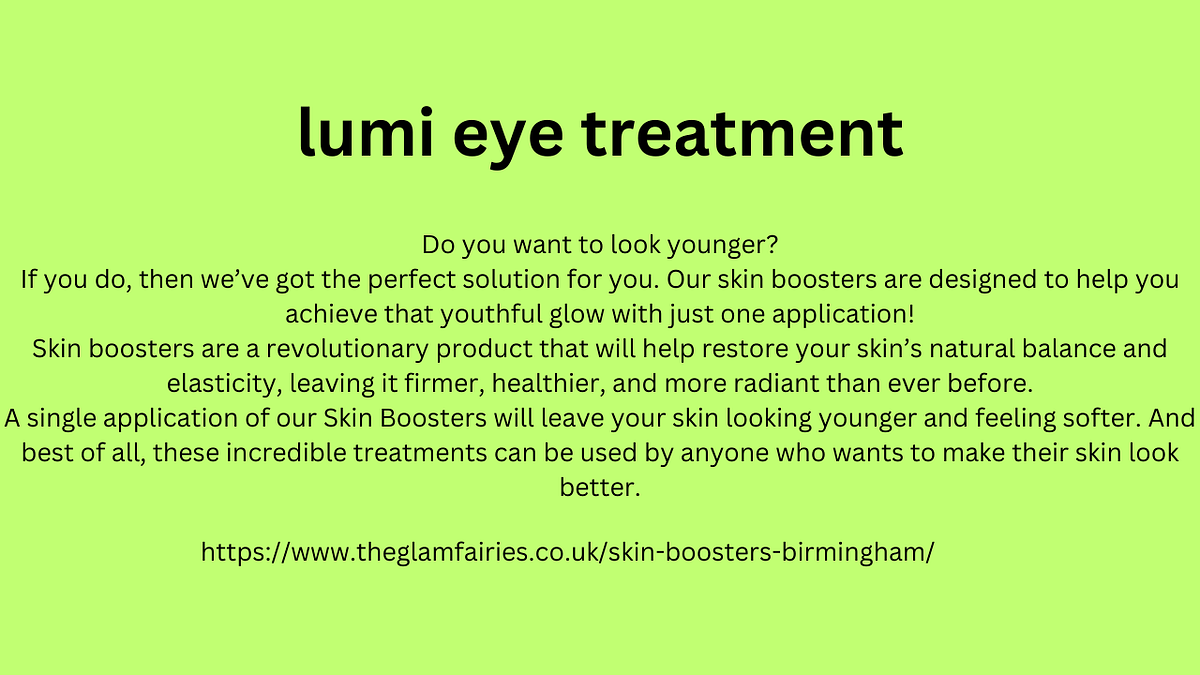 lumi eye treatment - Nuclasjhonbls - Medium