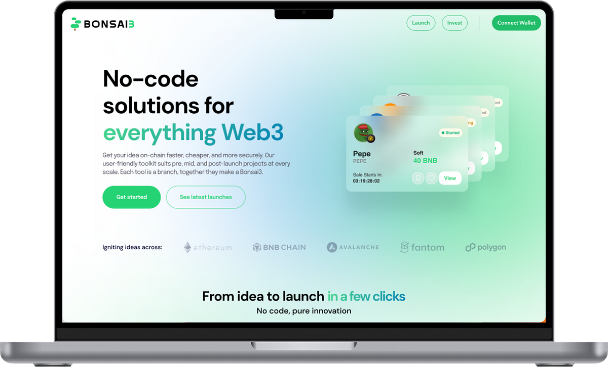Introducing Bonsai3: Your No-Code Toolkit For Everything Web3 | by Bonsai3 | Medium