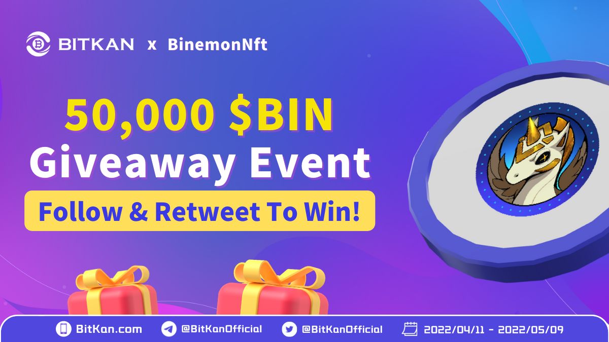 50,000 Binemon (BIN) Airdrop Giveaway By BitKan Cryptocurrency Exchange! | by BitKan | BitKan ...