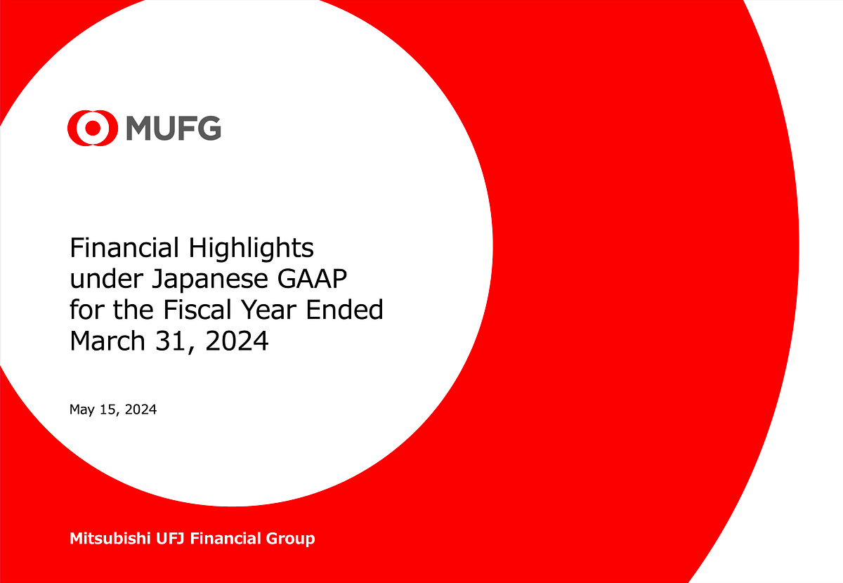 Mitsubishi UFJ Financial Group releases full-year results for FY3/2024 | by Norbert Gehrke ...