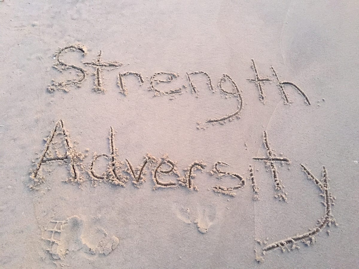 “In Challenging Times, One Will Find Strength In Adversity!” William ...