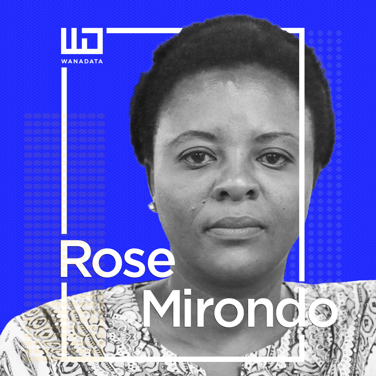Rose Mirondo. Rosemary Mirondo is an award winning… | by WanaData ...