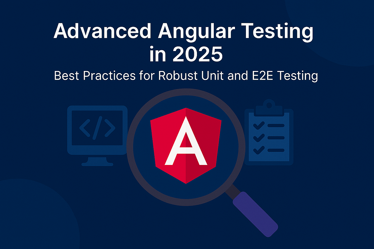 Advanced Angular Testing In 2025 Best Practices For Robust Unit And E2e Testing By Roshan