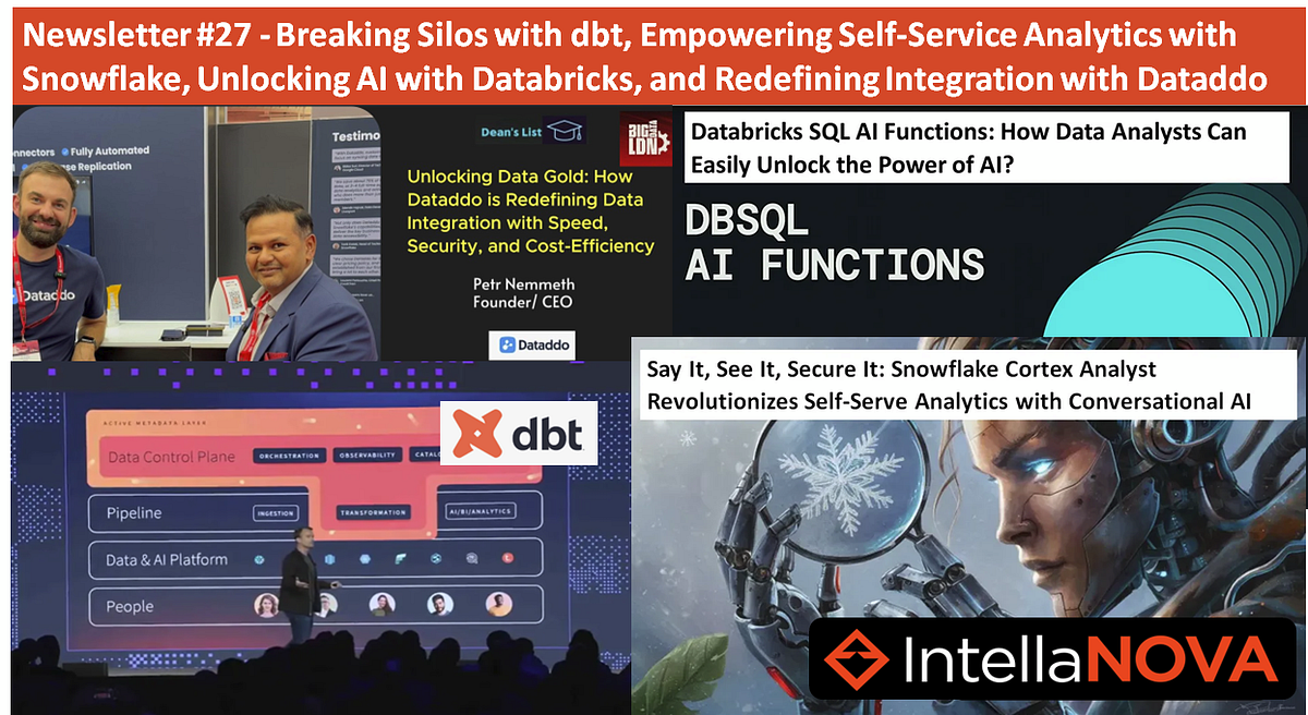 IntellaNOVA Newsletter #27 — Breaking Silos with dbt, Empowering Self-Service Analytics with ...
