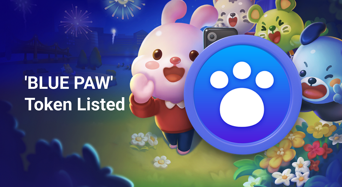 BLUEPAW Token Listed. BLUEPAW (PAW), the game token used on… | by WEMIX PLAY | WEMIX PLAY | Medium