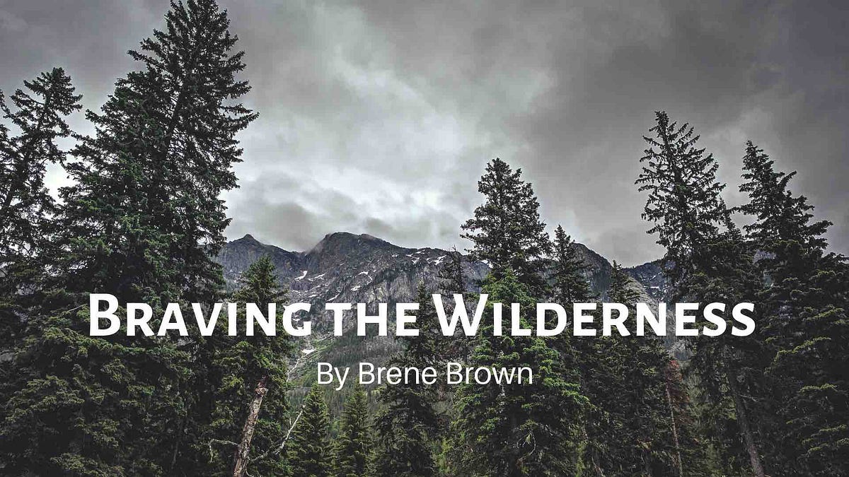 Braving the Wilderness. This book is about our struggle to try… | by Rutu Mulkar | Syntax and ...