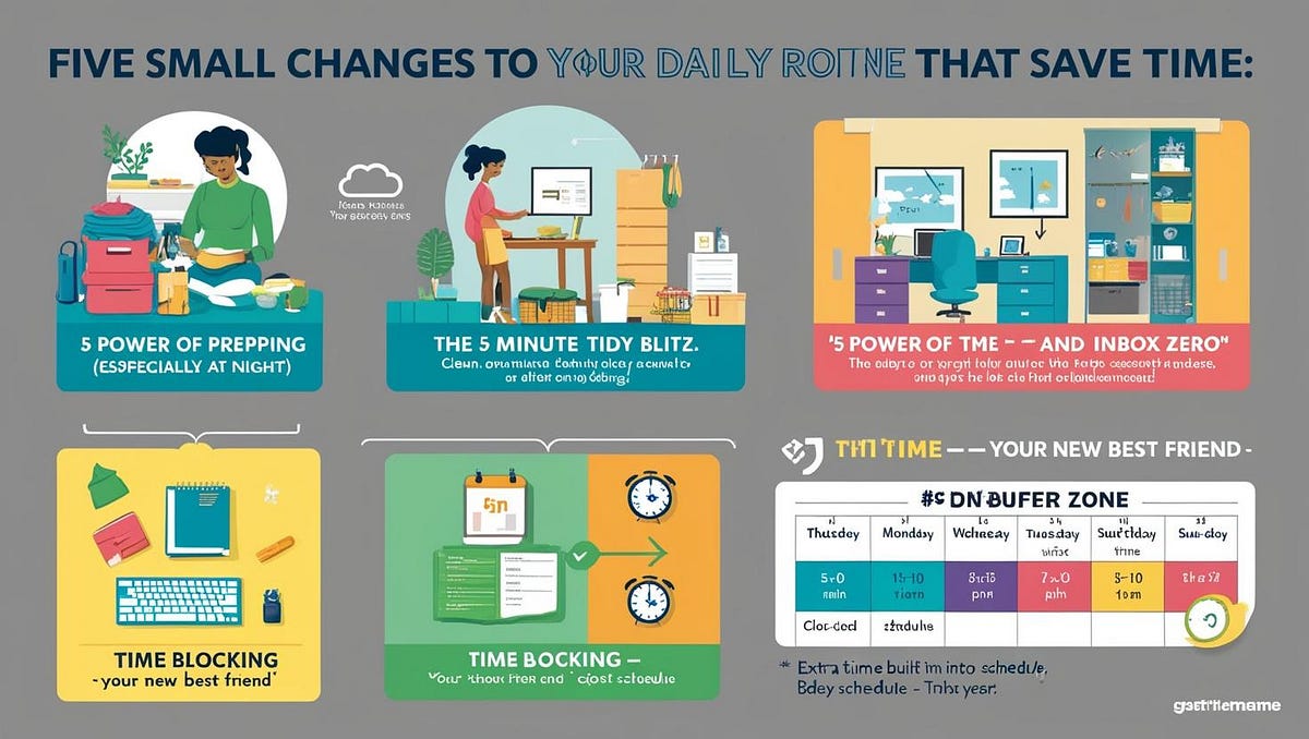 5 Small Changes In Daily Routine That Saved My Time (and Probably Can ...