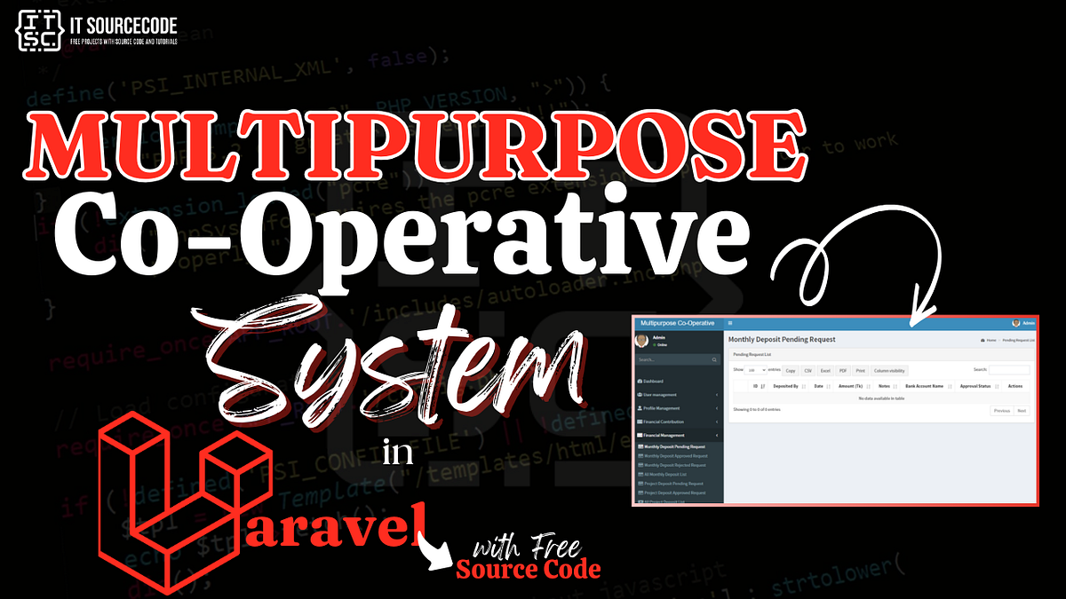 Multipurpose Co-Operative System in Laravel with Source Code | by JOKEN VILLANUEVA | Medium