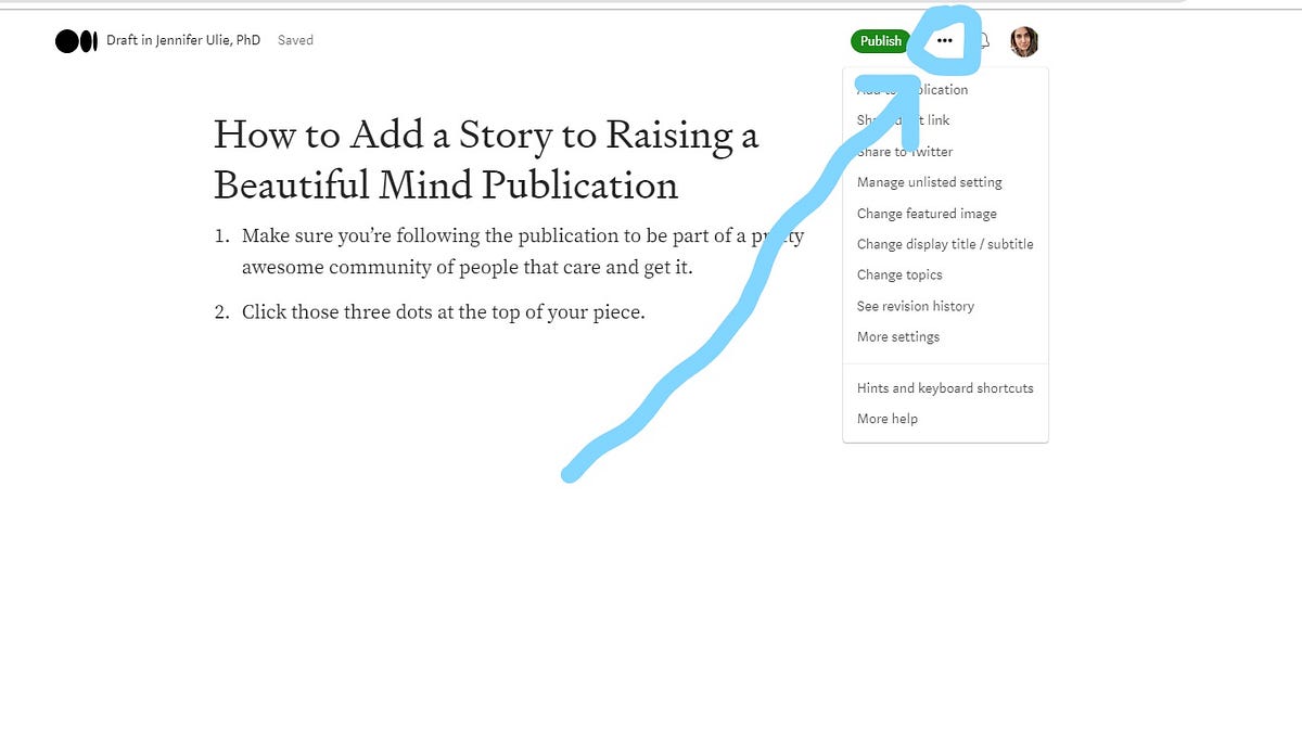 How to Add a Story to Raising a Beautiful Mind Publication - Raising a ...