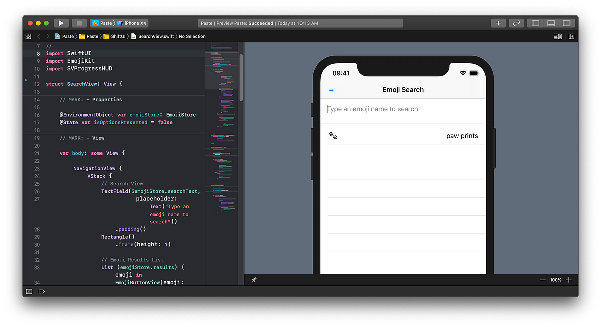A practical example of Search written in SwiftUI | by Dasmer Singh | Medium