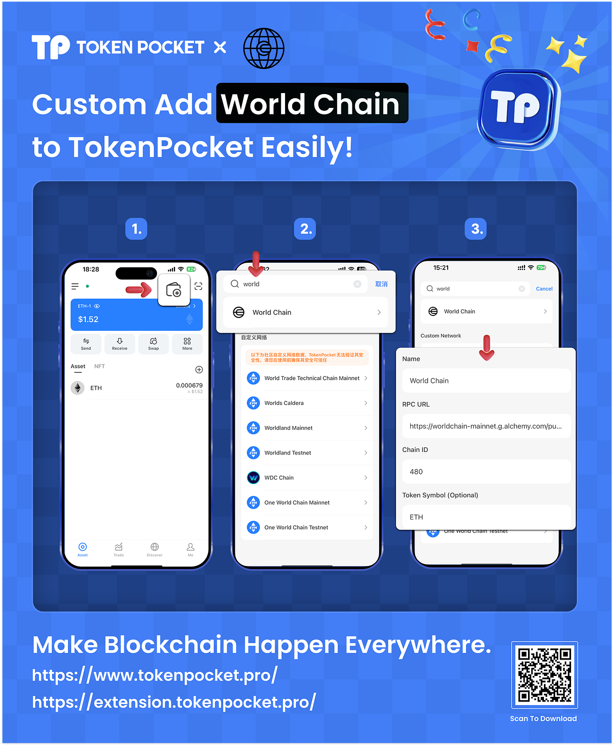 Using TokenPocket to Add World Chain | by Reymark Labasan | Oct, 2024 | Medium