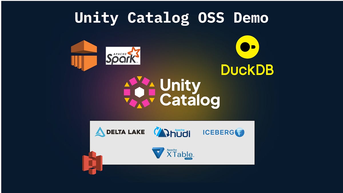 Unity Catalog OSS with Hudi, Delta, Iceberg, and EMR + DuckDB | by Kyle Weller | Medium