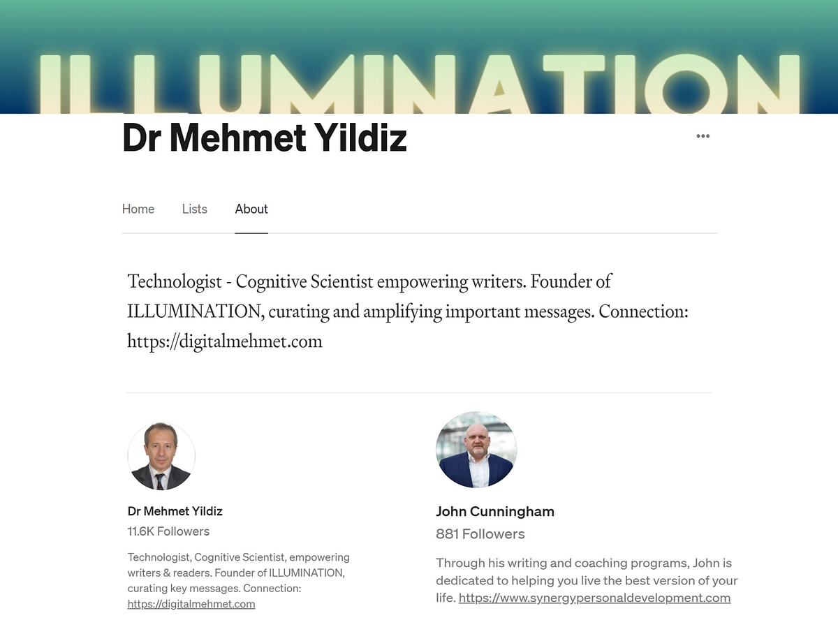 Dr Mehmet Yildiz and John Cunningham | by Julius Evans | ILLUMINATION ...