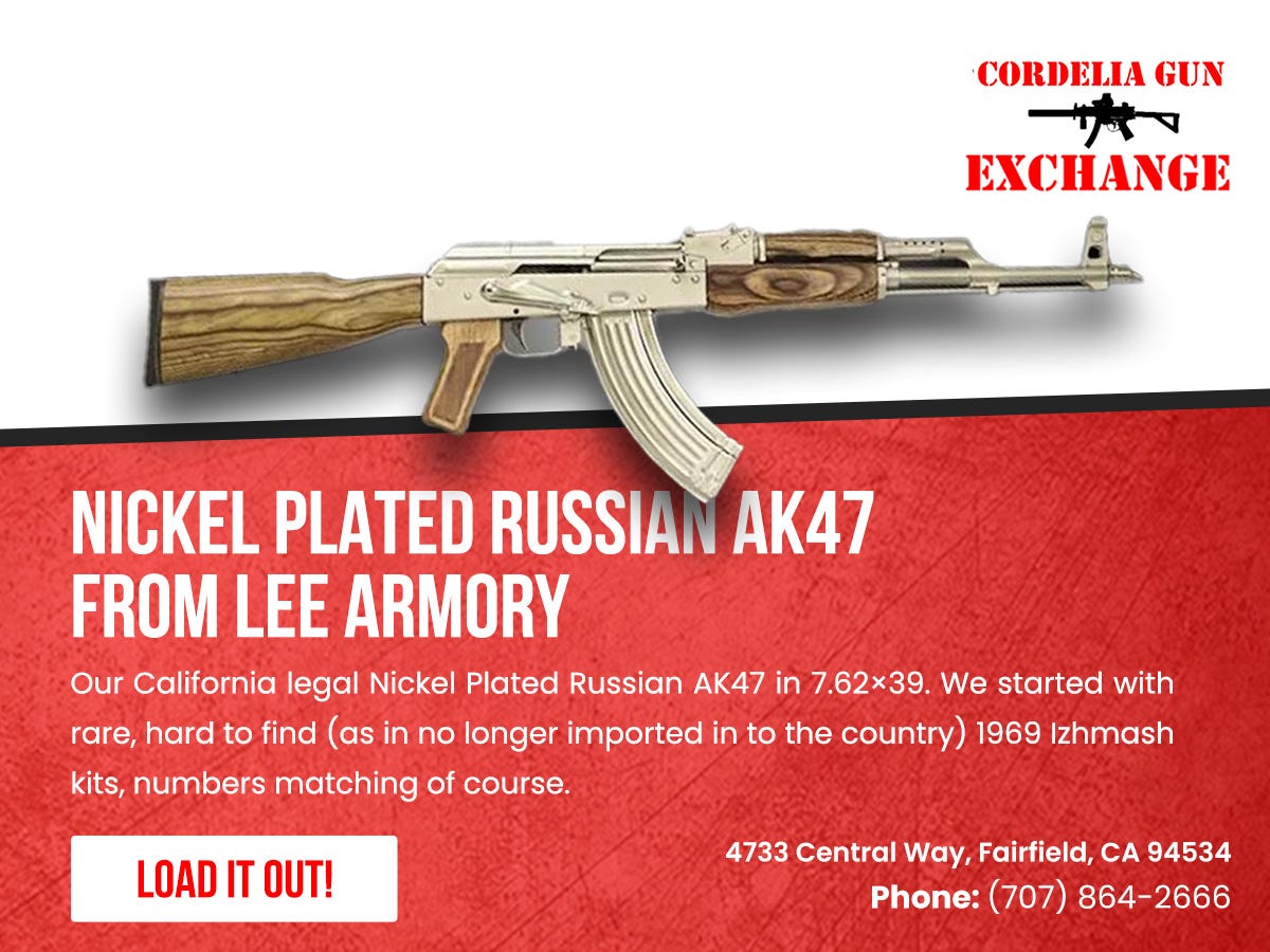 Nickel Plated Russian AK47 from Lee Armory | Semi Automatic Rifles | by Claire Divas | Feb, 2024 ...