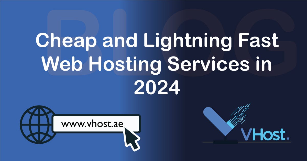 Cheap and Lightning Fast Web Hosting Services in 2024 — VHost | by VHost - Leading Web Hosting ...