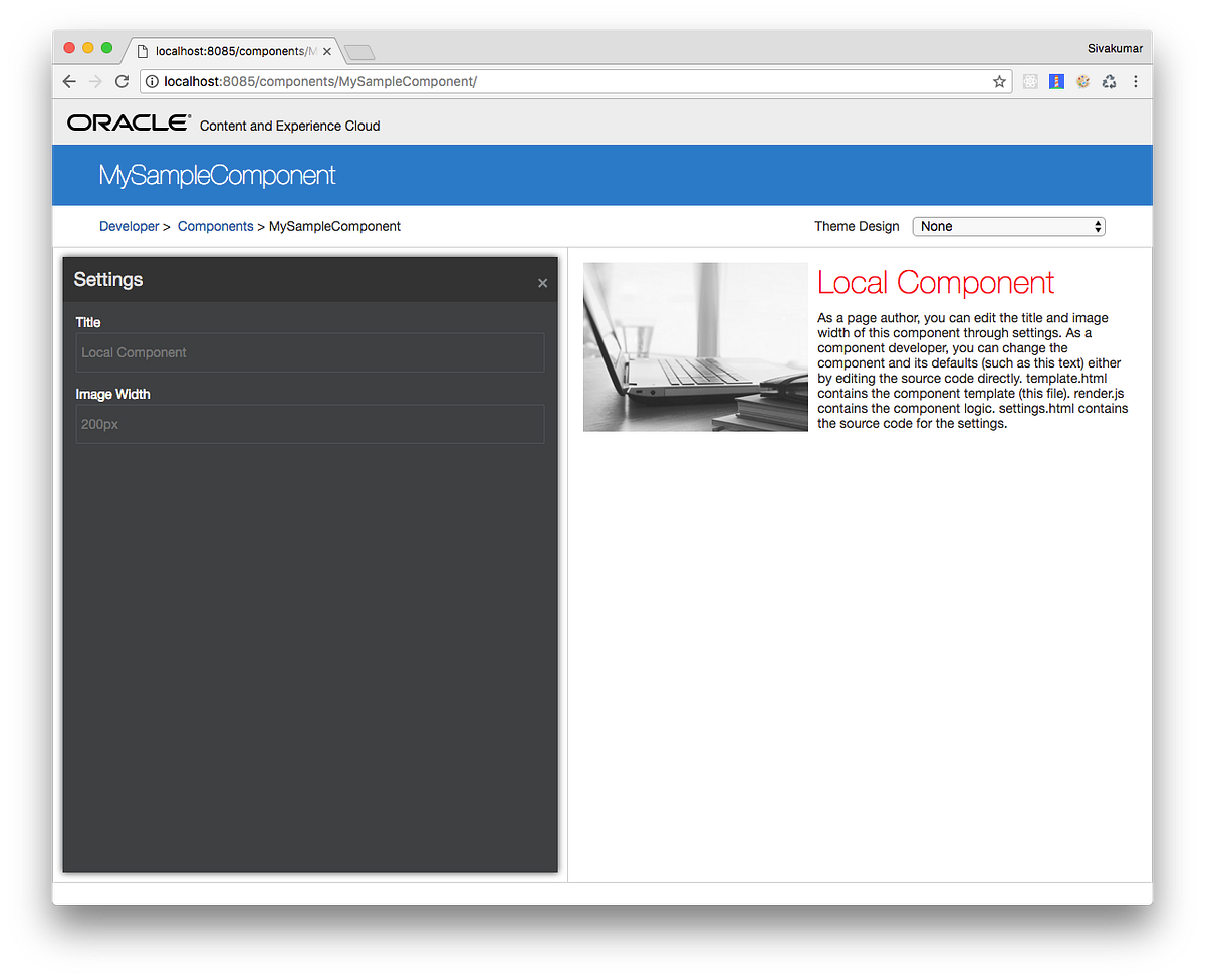 Styling custom components in Content and Experience Cloud | by Sivakumar Balagopalan | Oracle ...