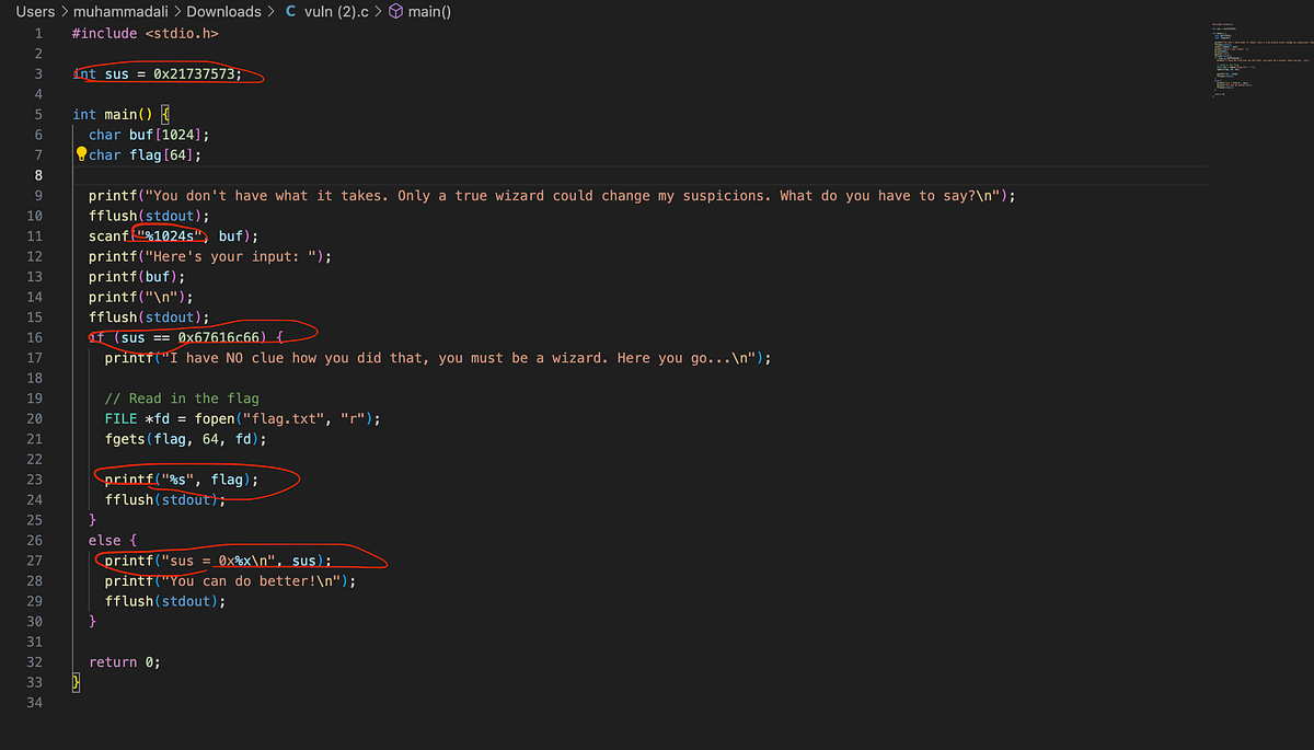 Overwriting Variables Using Cs Printf Vulnerability To Hijack 8728