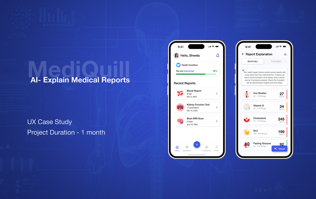 MediQuill : Medical Reports Become Understandable Through AI- A UX Case ...