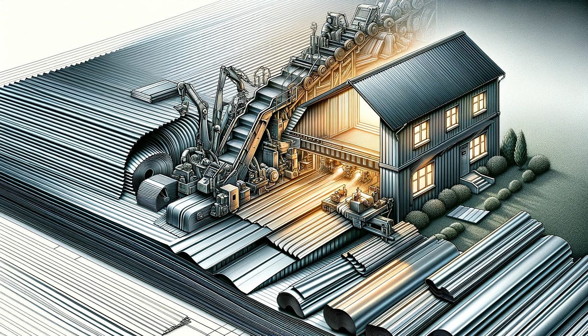 Sheets to Roofs: The Journey through Metal Roofing Machines | Medium