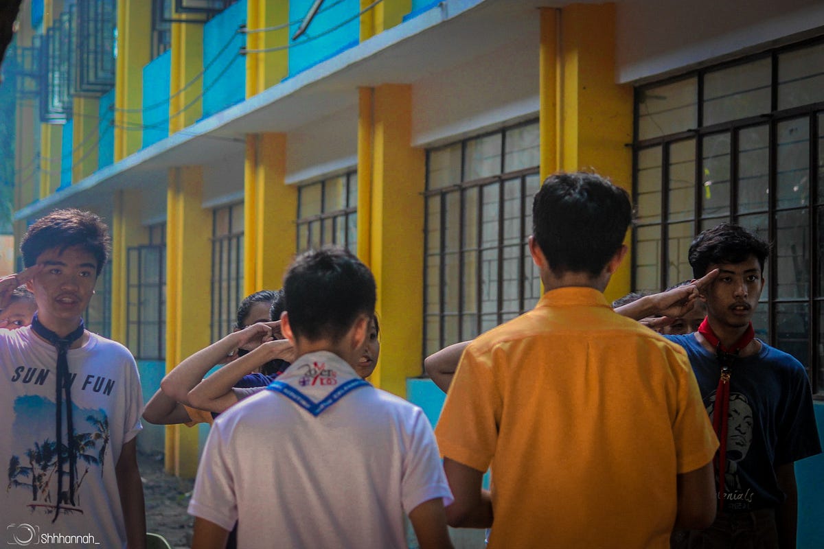 NEHS-SHS Senior and Rover Scouts led the mass cleaning of the campus ...