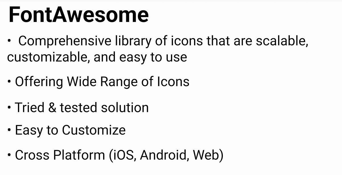 Use Icon in react native cli - Rudraksh - Medium