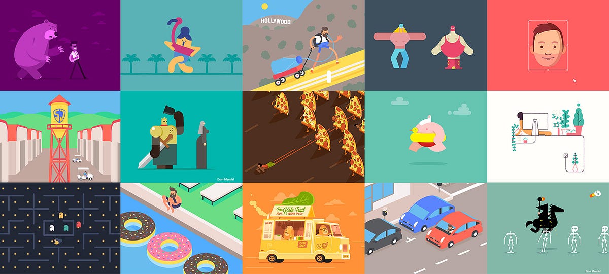Looping GIFs No.1 — Some of our favourite artists | by RoomCR6 | Medium