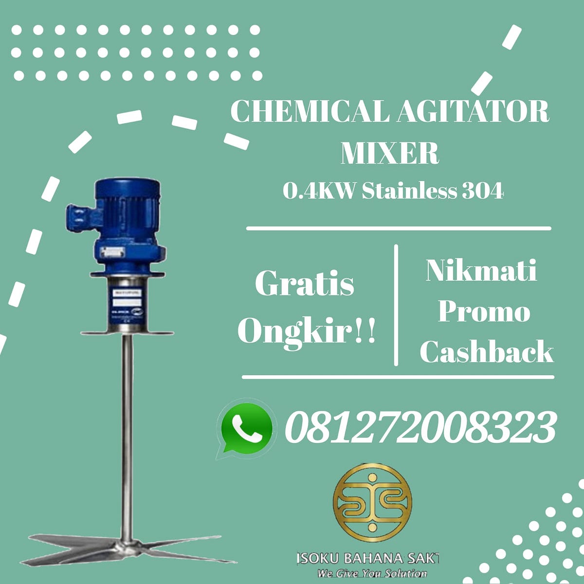 Agitator Blade Mixer PT. Isoku Bahana Sakti - Ica Isoku - Medium