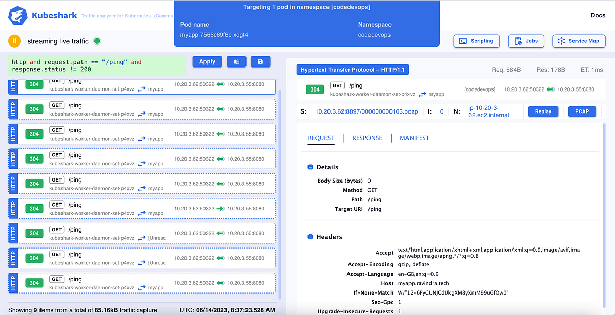 Kubeshark- Monitor and Analyze Kubernetes API Traffic | by Ravindra ...