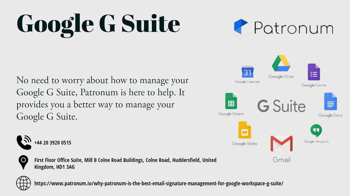 Google G Suite - Patronum - Medium