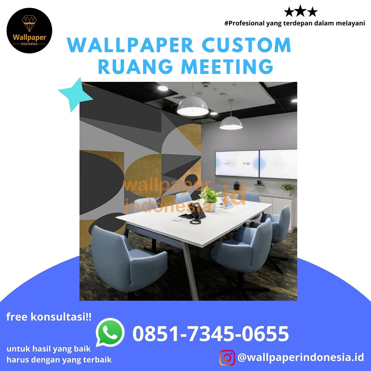 Wallpaper custom ruang meeting | by wallpaper Jasa | Jul, 2023 | Medium