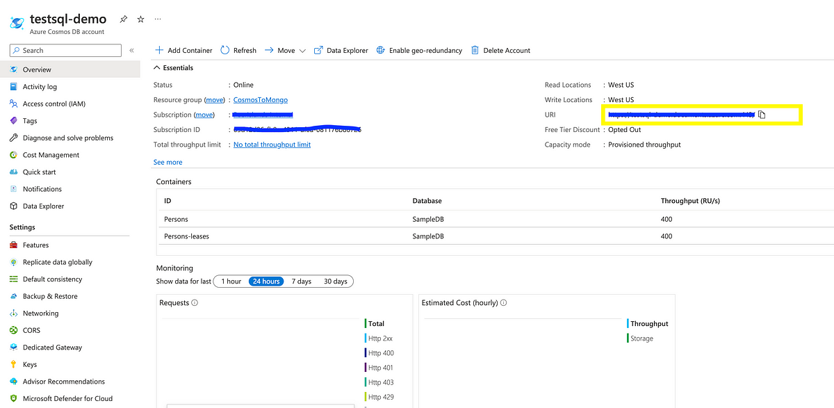 Azure Cosmosdb Sql Api To Atlas A Quick Insight Part 1 By Rajesh Vinayagam Peerislands