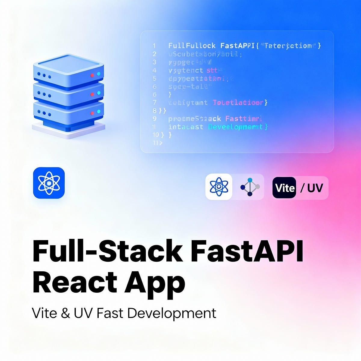 Full-Stack FastAPI + React Apps: Vite and UV for Faster Development | by Yogeshkrishnanseeniraj ...
