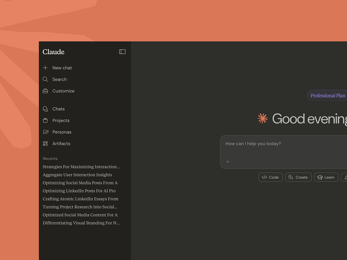 Persona Library — UX Case Study. A feature concept for Claude by… | by ...