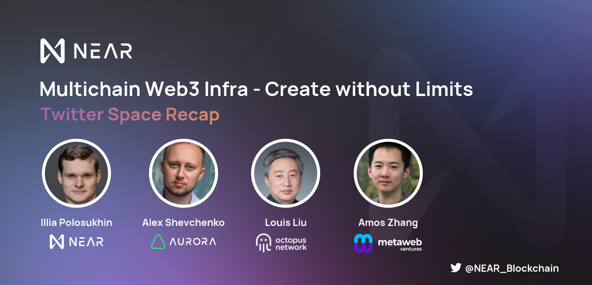 Twitter Space Recap: Multichain Web3 infrastructure — Create without Limits | by NEAR Team ...