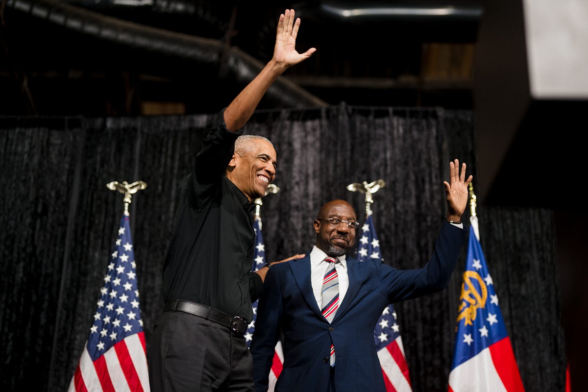 Georgia: Let’s Do This One More Time and Re-Elect Senator Warnock | by Barack Obama | Medium